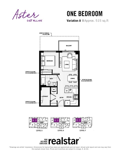 Yarrow And Aster East Village Apartments, 444 Kootenay Street/435 ...