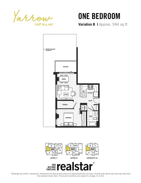 Yarrow And Aster East Village Apartments, 444 Kootenay Street/435 ...