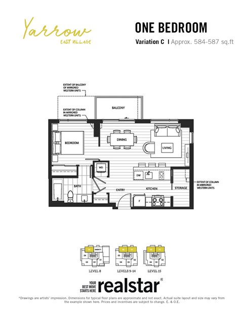 Yarrow And Aster East Village Apartments, 444 Kootenay Street/435 ...