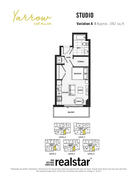 Yarrow And Aster East Village Apartments, 444 Kootenay Street/435 ...