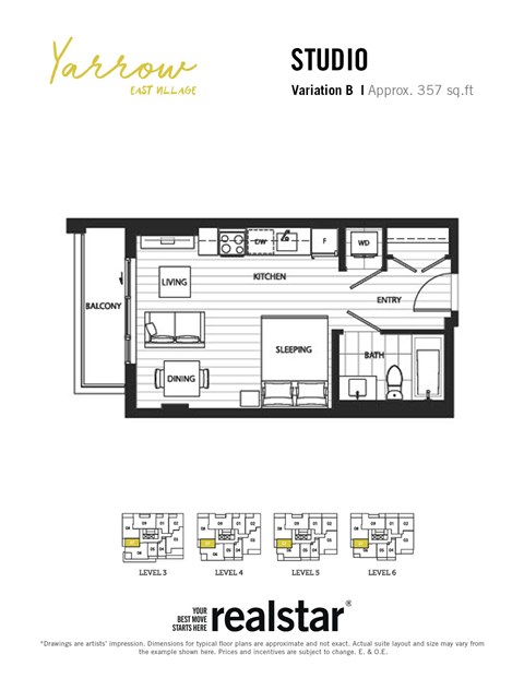 Yarrow And Aster East Village Apartments, 444 Kootenay Street/435 ...