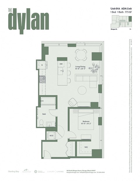 The Dylan Chicago Apartments, 160 North Morgan Street, Chicago, IL - RentCafe
