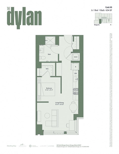 The Dylan Chicago Apartments, 160 North Morgan Street, Chicago, IL - RentCafe