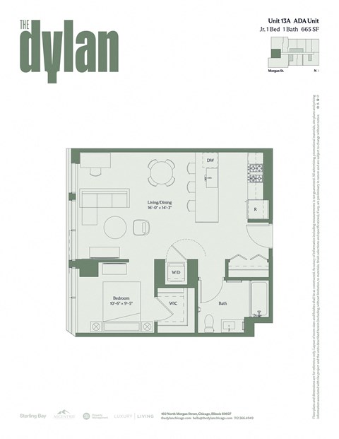The Dylan Chicago Apartments, 160 North Morgan Street, Chicago, IL - RentCafe