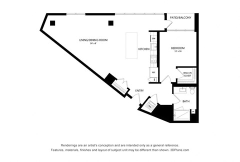 Park 12 - The Collection Apartments, 100 Park Plaza, San Diego, CA ...