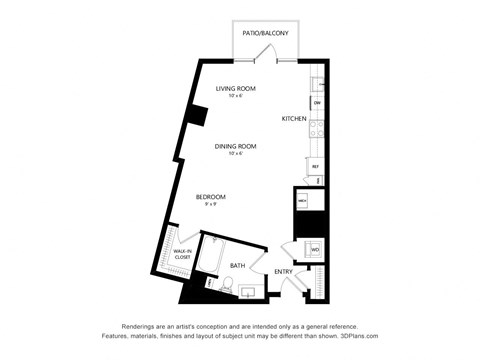 Park 12 - The Collection Apartments, 100 Park Plaza, San Diego, CA ...
