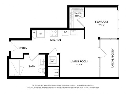 Park 12 - The Collection Apartments, 100 Park Plaza, San Diego, CA ...