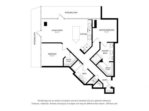Park 12 - The Collection Apartments, 100 Park Plaza, San Diego, CA ...