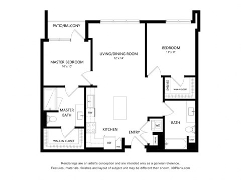 Park 12 - The Collection Apartments, 100 Park Plaza, San Diego, CA ...