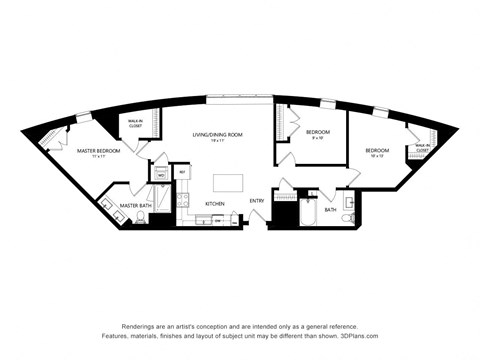 Park 12 - The Collection Apartments, 100 Park Plaza, San Diego, CA ...