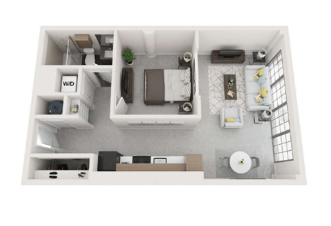 FLATS At Ponce City Market Apartments, 650 North Avenue NE, Atlanta, GA ...