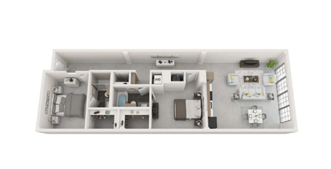 FLATS At Ponce City Market Apartments, 650 North Avenue NE, Atlanta, GA ...