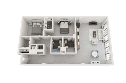 FLATS At Ponce City Market Apartments, 650 North Avenue NE, Atlanta, GA ...