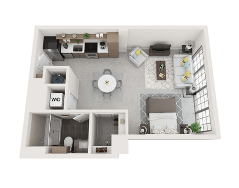 FLATS At Ponce City Market Apartments, 650 North Avenue NE, Atlanta, GA ...