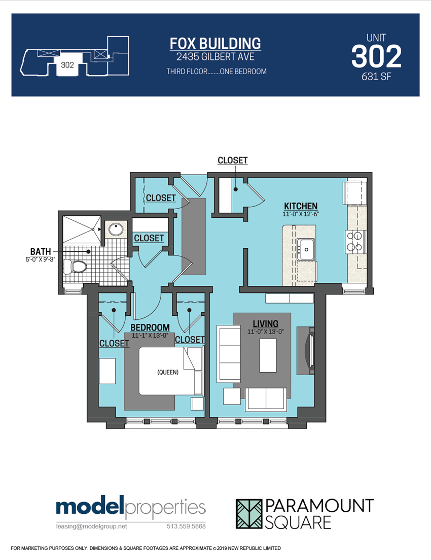 Walnut Hills - Paramount Square Apartments, 900 E McMillan, Cincinnati ...