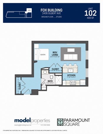 Walnut Hills - Paramount Square Apartments, 900 E McMillan, Cincinnati ...