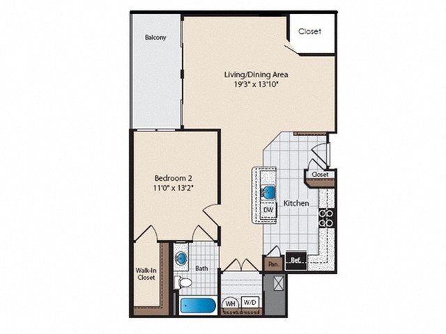 Floor Plans of Prairie Crossing in Farmers Branch, TX