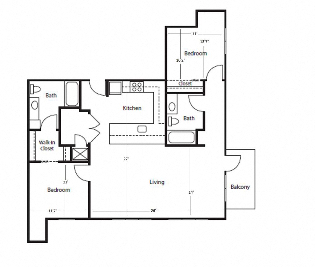 Floor Plans of Goat Blocks in Portland, OR