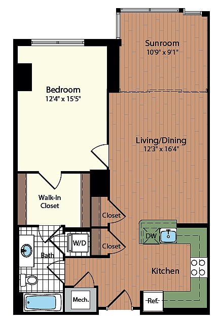 Meridian At Mt. Vernon Triangle Apartments, 425 L ST NW, Washington, DC ...