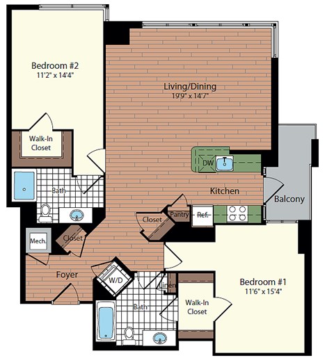 Meridian At Mt. Vernon Triangle Apartments, 425 L ST NW, Washington, DC ...