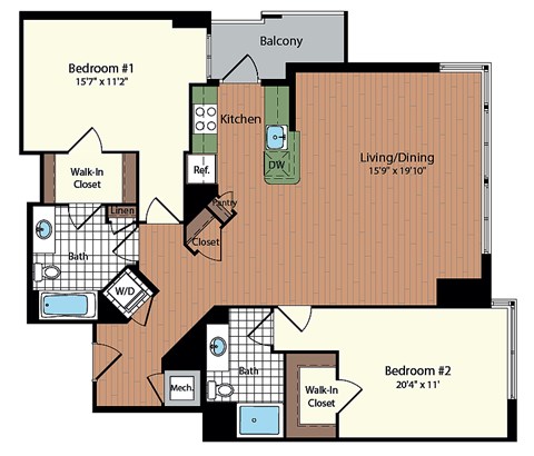 Meridian At Mt. Vernon Triangle Apartments, 425 L ST NW, Washington, DC ...