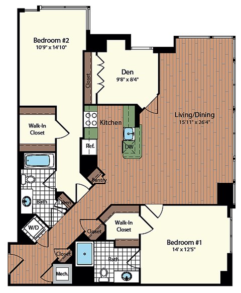 Meridian At Mt. Vernon Triangle Apartments, 425 L ST NW, Washington, DC ...