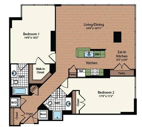 Meridian At Mt. Vernon Triangle Apartments, 425 L ST NW, Washington, DC ...