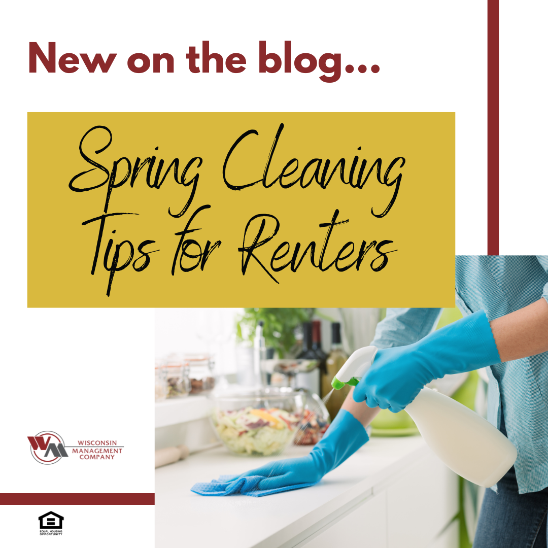 Spring Cleaning Tips for Renters - Wisconsin Management Company
